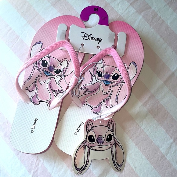 Disney | Shoes | Nwt Disney Angel From Lilo Stitch Pink Character Flip ...